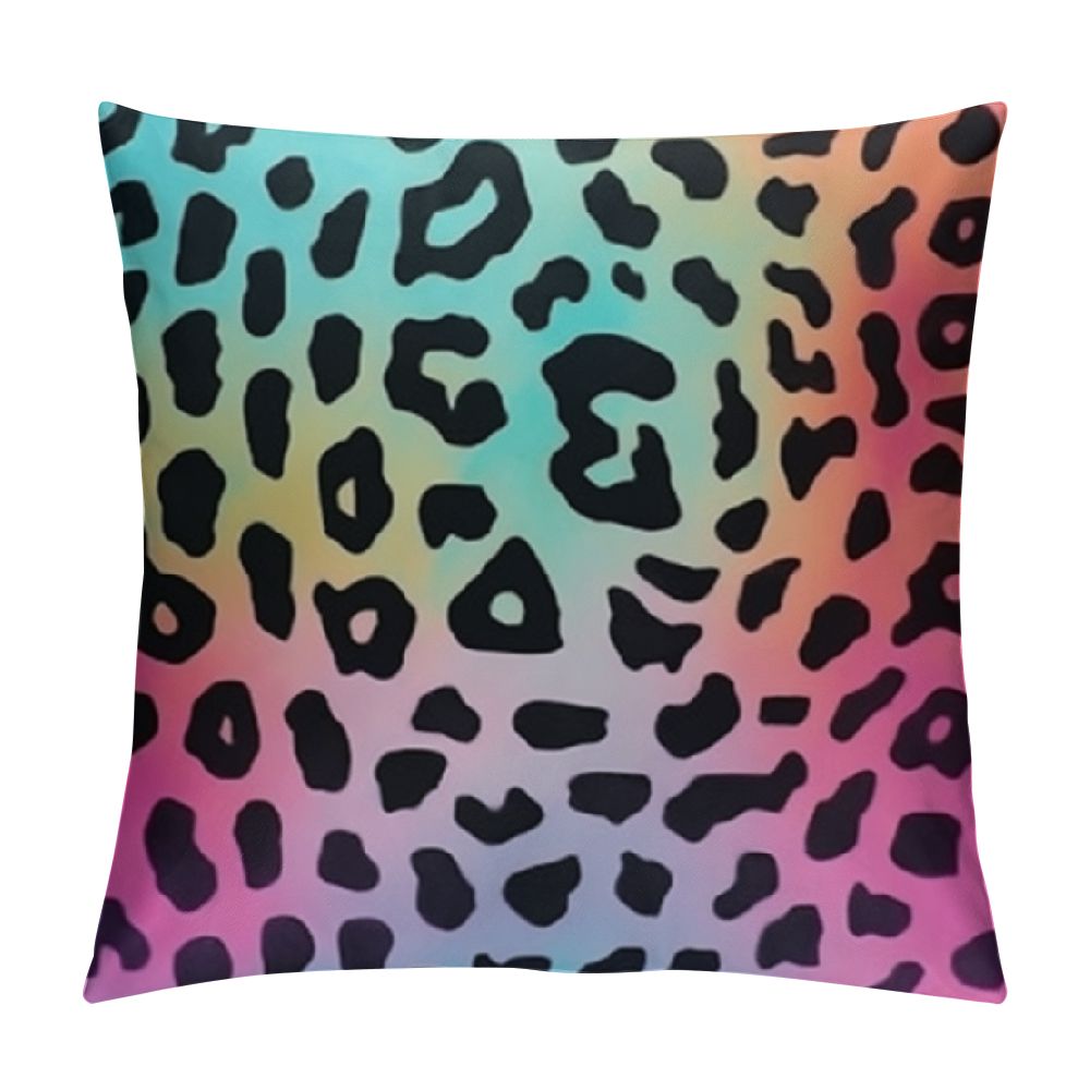 Ulloord Animal Leopard Print Pillow Cover Farmhouse Decorative Throw ...