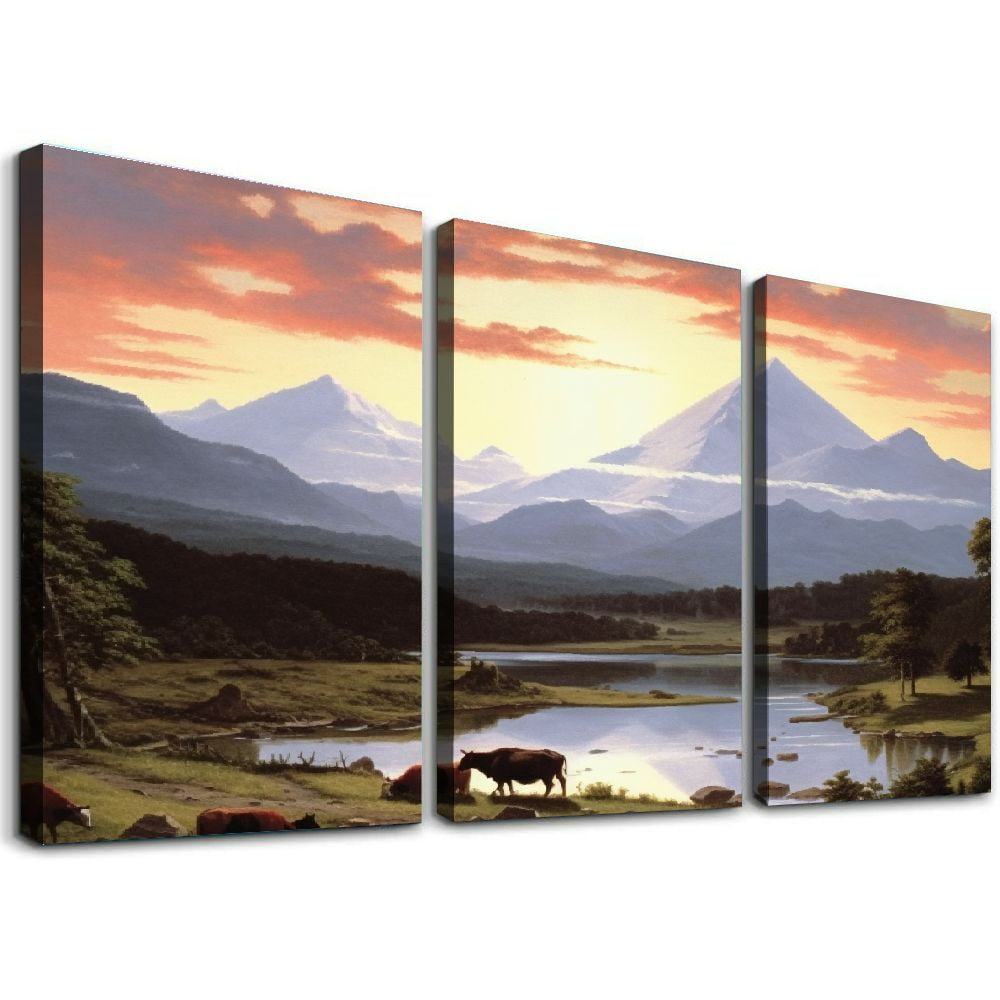 Ulloord Art Paintings Mount Ktaadn Mount Katahdin landscape Frederic ...