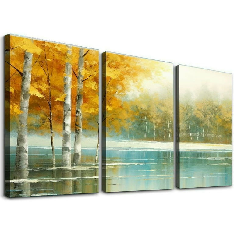 Aspen Tree Paintings On Canvas