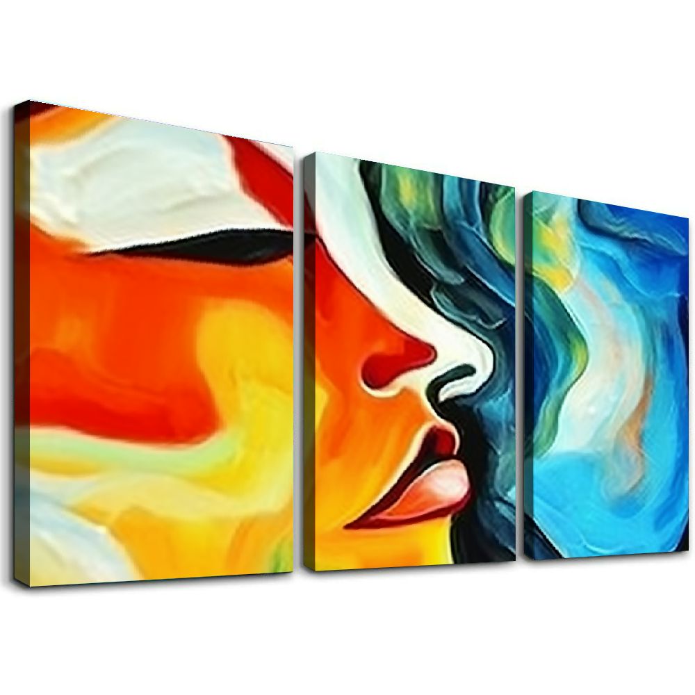 Ulloord Canvas Wall Art Searching for Love Deep Meaning, Abstract ...
