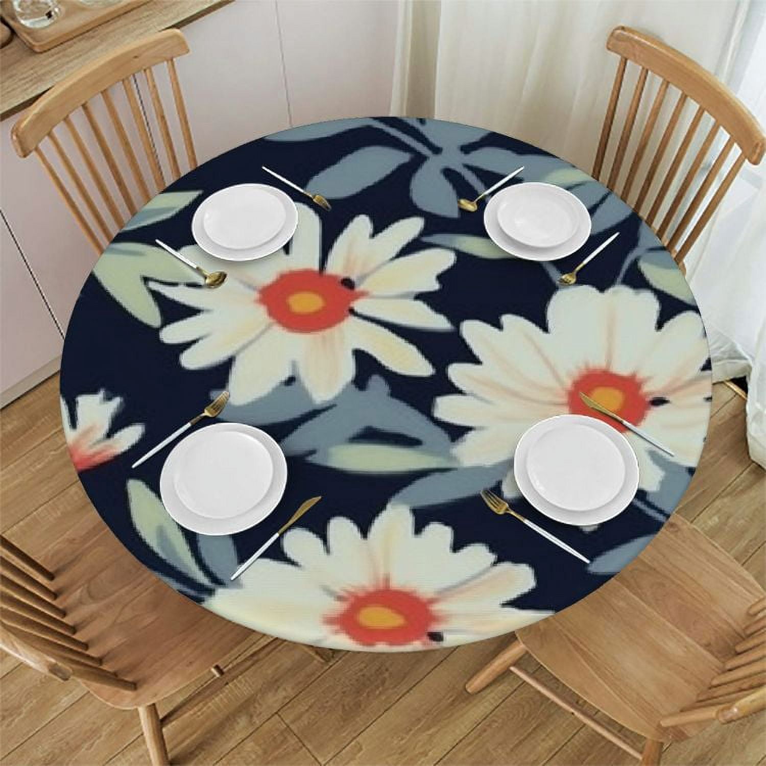 Ulloord Daisy Flower Table Cover Beautiful Daisy Flower Printing ...