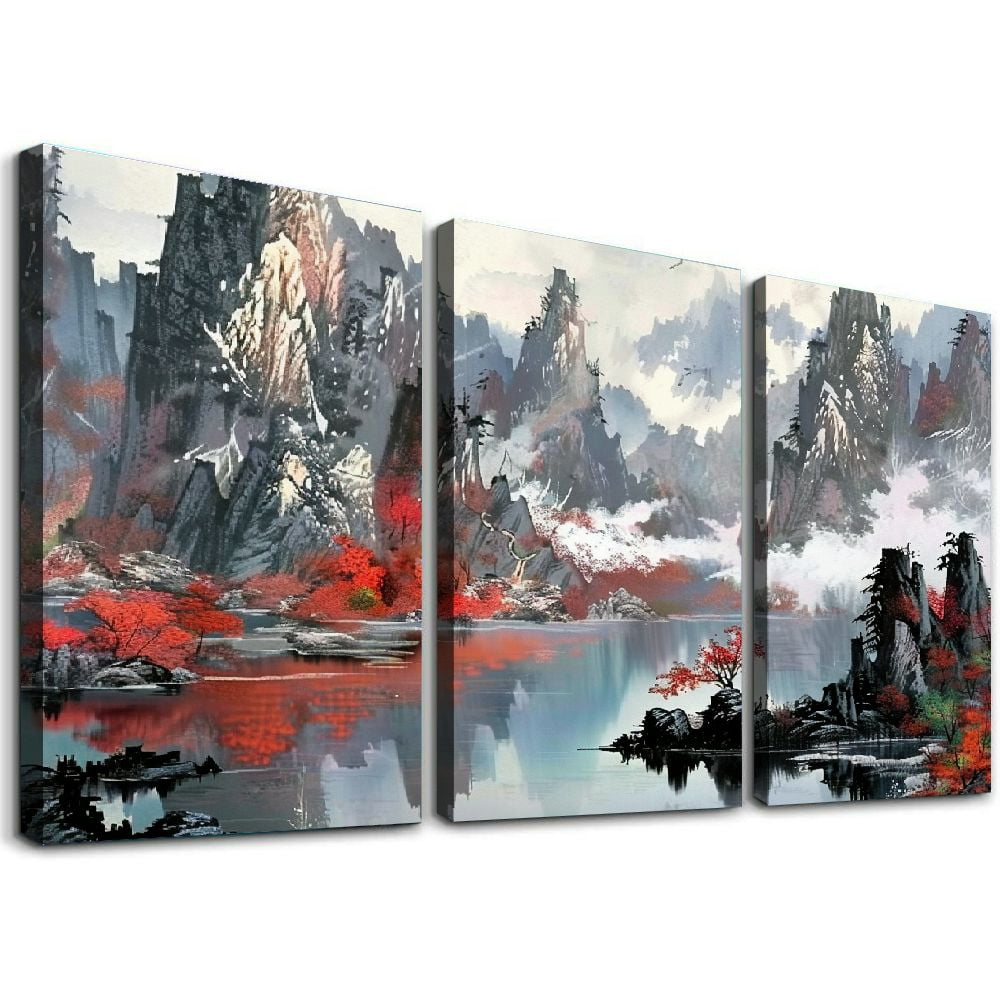Ulloord Decor Prints Wind Wall Art Wall Decor Gable Canvas Painting ...
