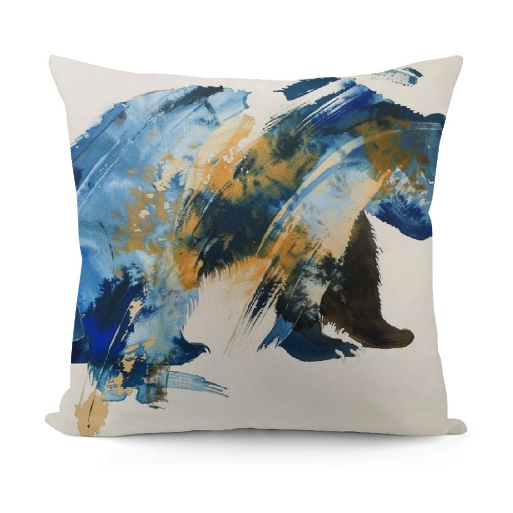 Ulloord Dog Cushion Covers Colorful Dog Silhouette Sofa Pillow Cover ...