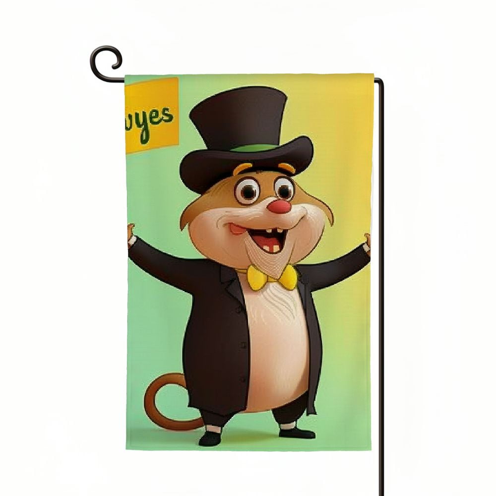 Ulloord Farmhouse Garden Flag , Happy Groundhog Day Welcome Yard Flags ...