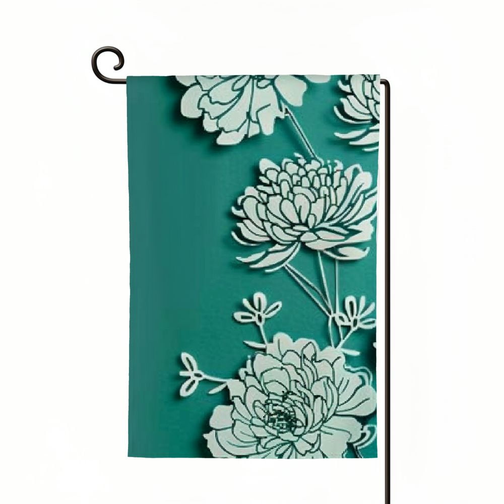 Ulloord Garden Flags, Turquoise Mandala Pattern Garden Flag, Yard ...