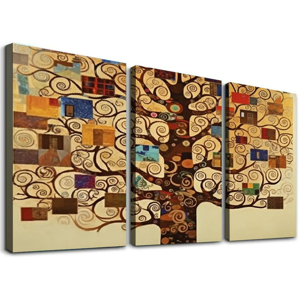 Ulloord Gustav Klimt Tree of Life Frieze Painting Poster 1909 Austrian ...