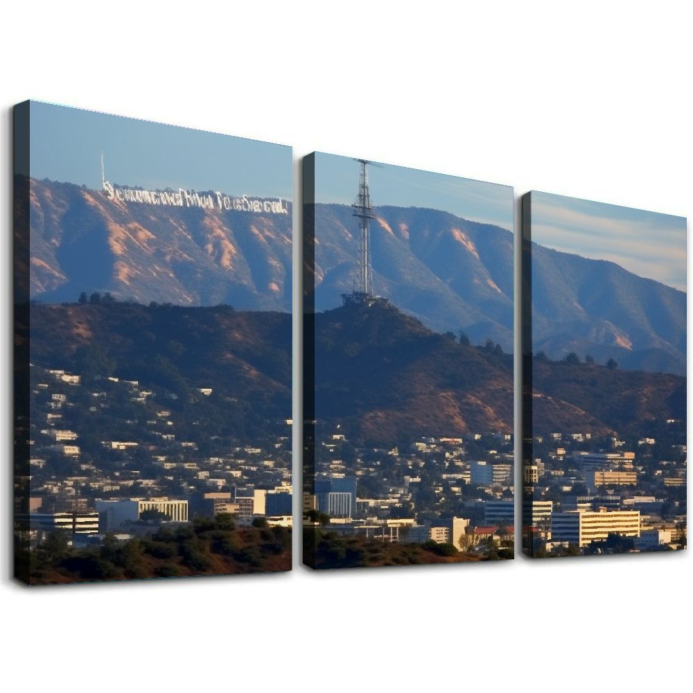 Ulloord Los Angeles California Skyline Photo Photograph Cool Wall Art ...