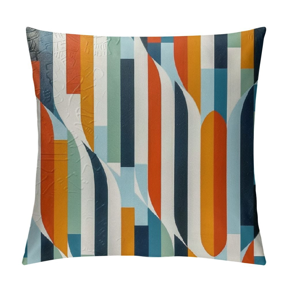 Ulloord Mid Century Drop Shapes Throw Pillow Covers Set Cushion Case ...