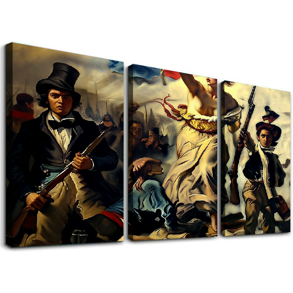 Ulloord Oil Painting Handmade College Teachers - Liberty Leading the ...