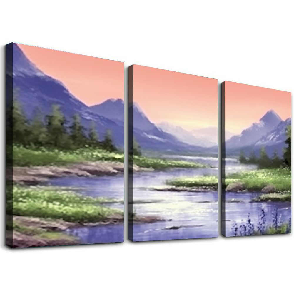 Ulloord Painted Original Oil Painting Landscape Oil Paintings Valley ...