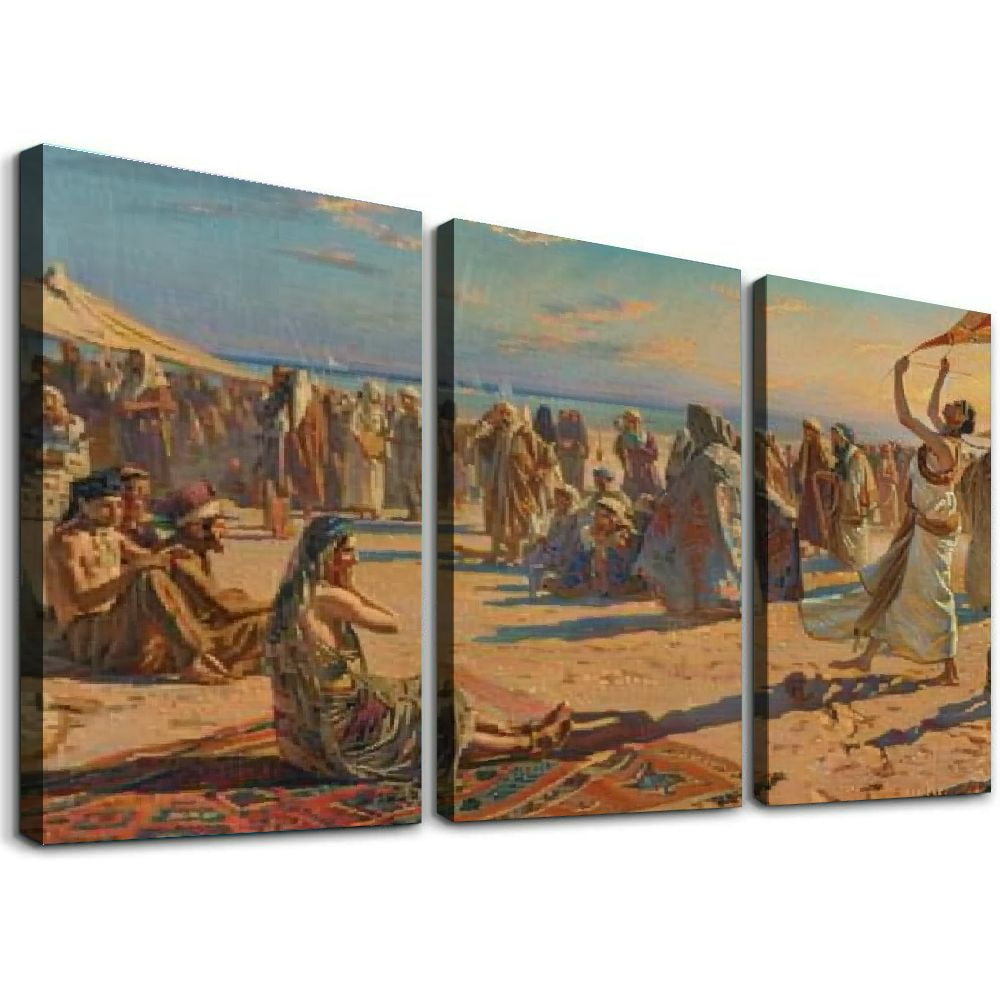 Ulloord Retro Dance Poster of Egyptian Art Otto Pirni's Oriental Dance ...