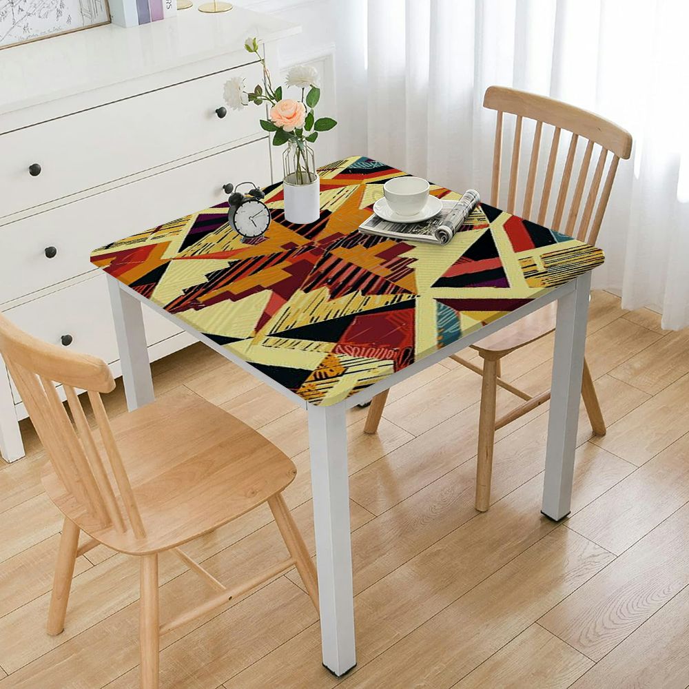 Ulloord Square Table Cove, Pattern, Elastic Edge, Can Wipe Indoor ...