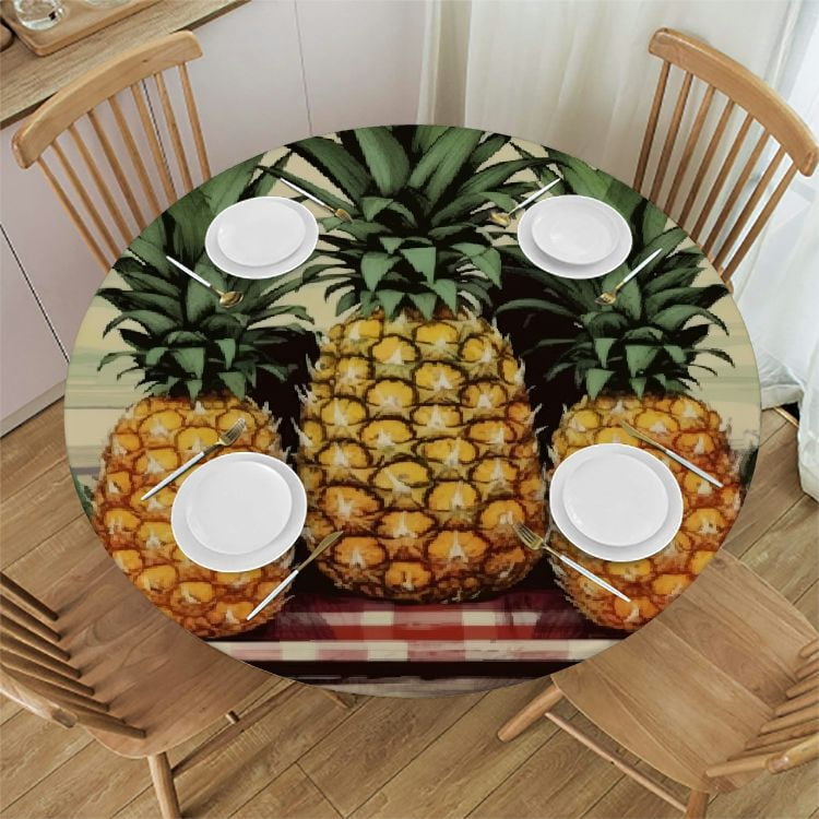 Ulloord Stretch Fitted Table Covers - Waterproof Wipeable Colorfast ...