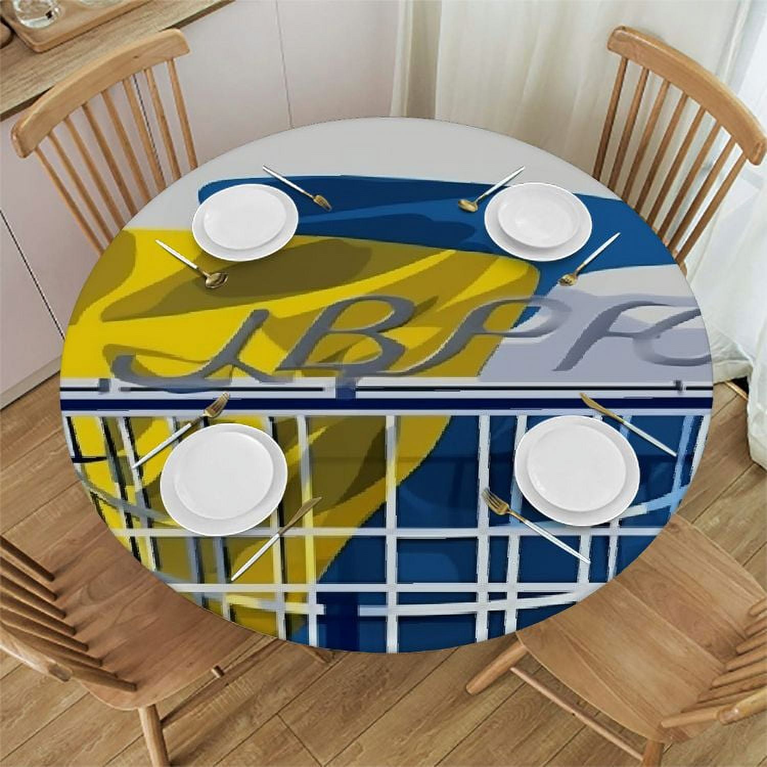 Ulloord Table Round Cover Elastic Edged Tablecloth, Laundry Room ...