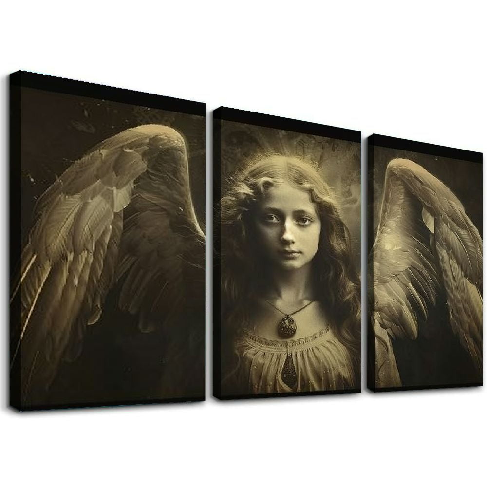 Ulloord Tinplate of An Art Guardian Art Print Wings Religious Art Home ...