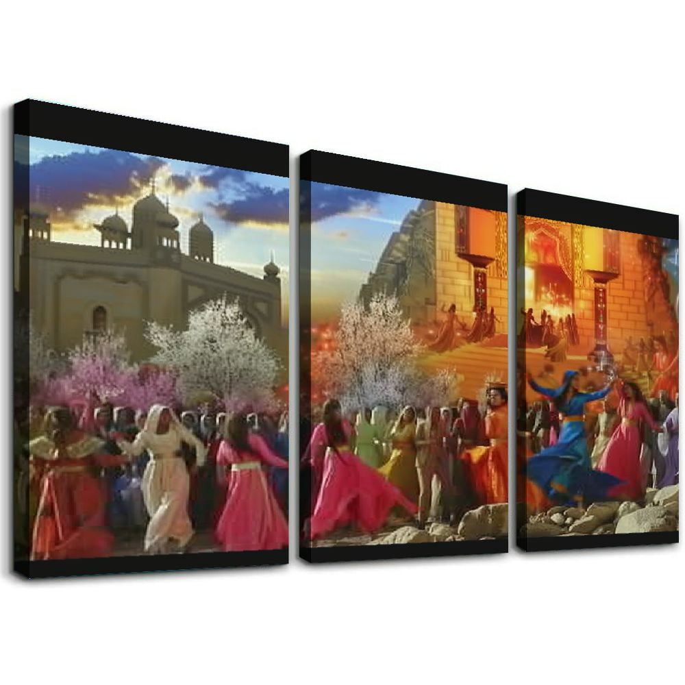Ulloord Zoroastrian New Year Poster Unique Gift Wall Art Decor Canvas ...