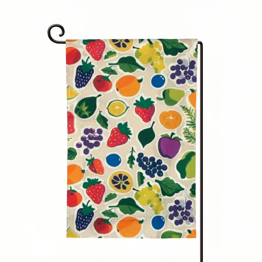 Ulloord fruit and vegetable Garden Flags Double Sided Clearance For ...