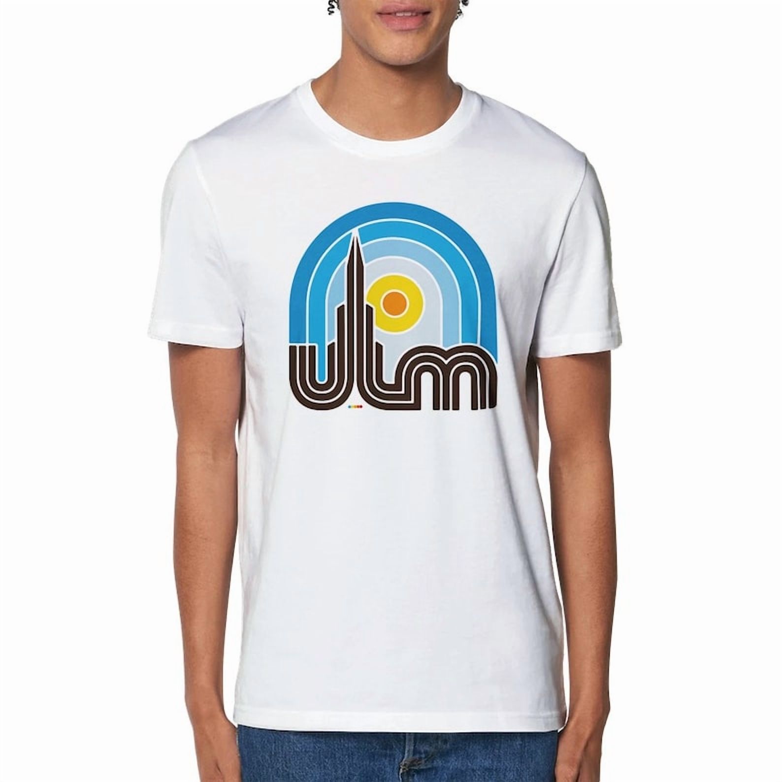 Ulm (Tag) T-Shirt White or Black / Organic Cotton / Crew Neck / Unisex ...