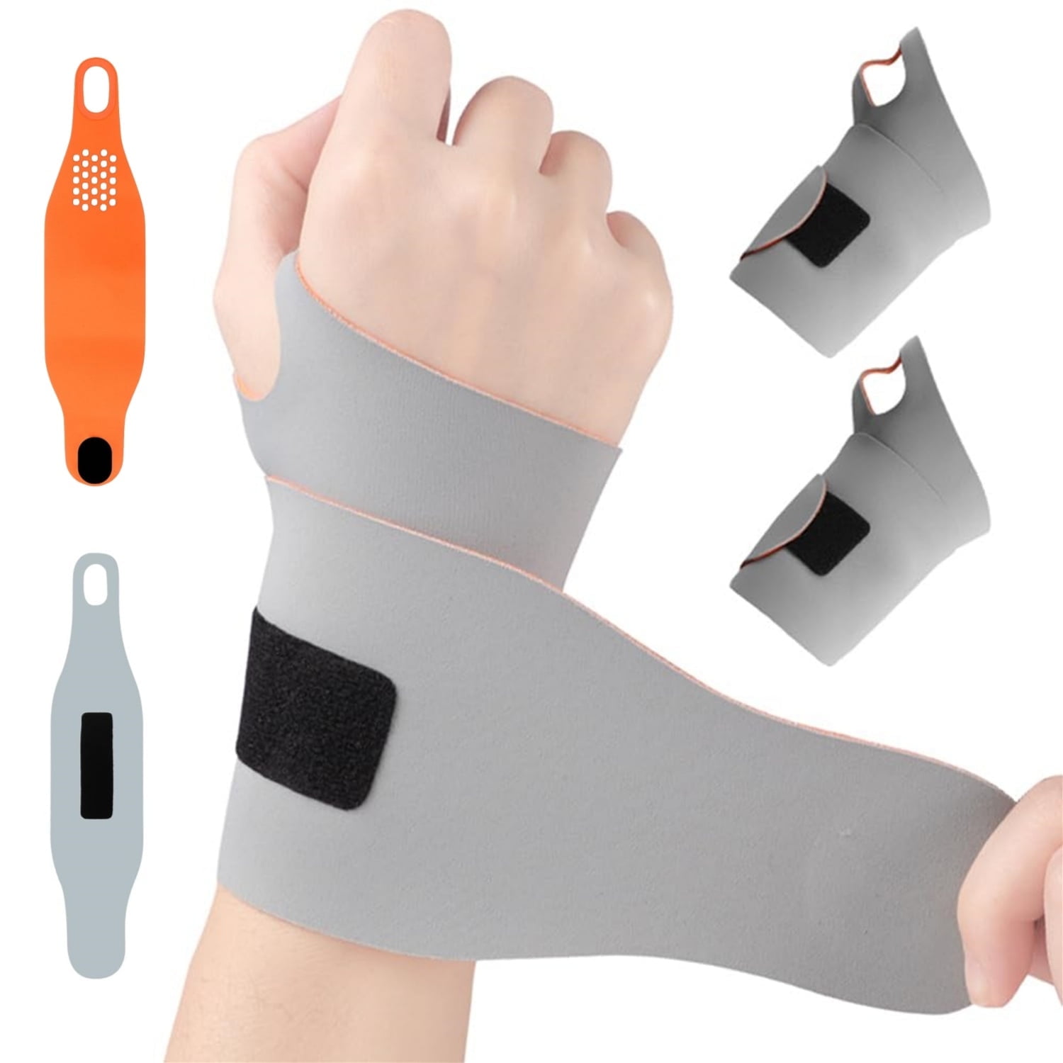 Ulnar Wrist Brace - 2Pcs,Wrist Compression Strap,Ultra-Thin Carpal ...