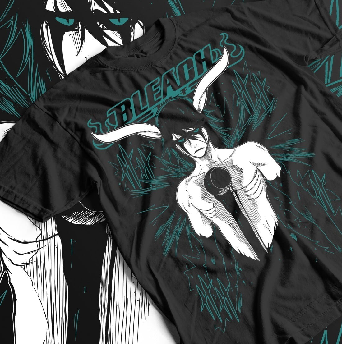 Ulquiorra Bleach T-Shirt, Anime Horror Tee, Ichigo Kurosaki Shirt ...