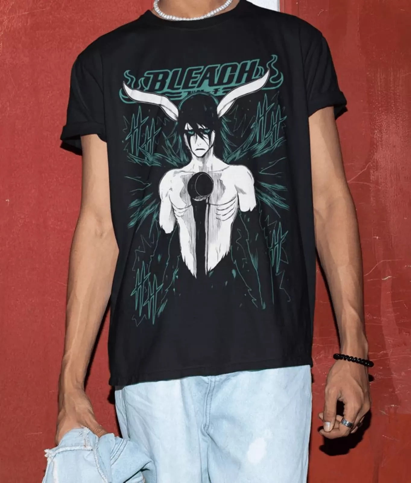 Ulquiorra Bleach T-Shirt C\ifer Ichigo K\urosaki Manga Horror Anime ...