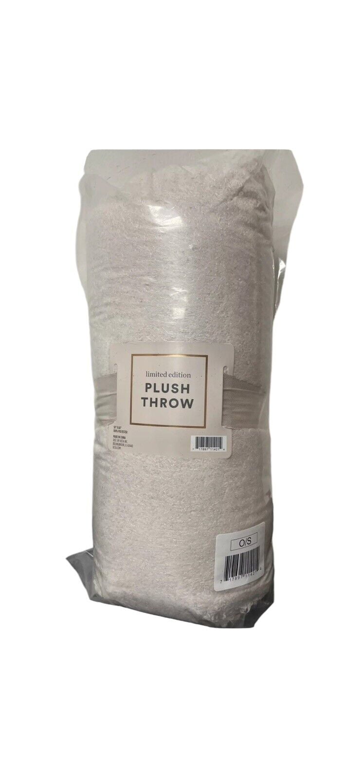 Ulta Womens L XL Off Light Beige Pink Bathrobe NEW Plush Robe Large ...