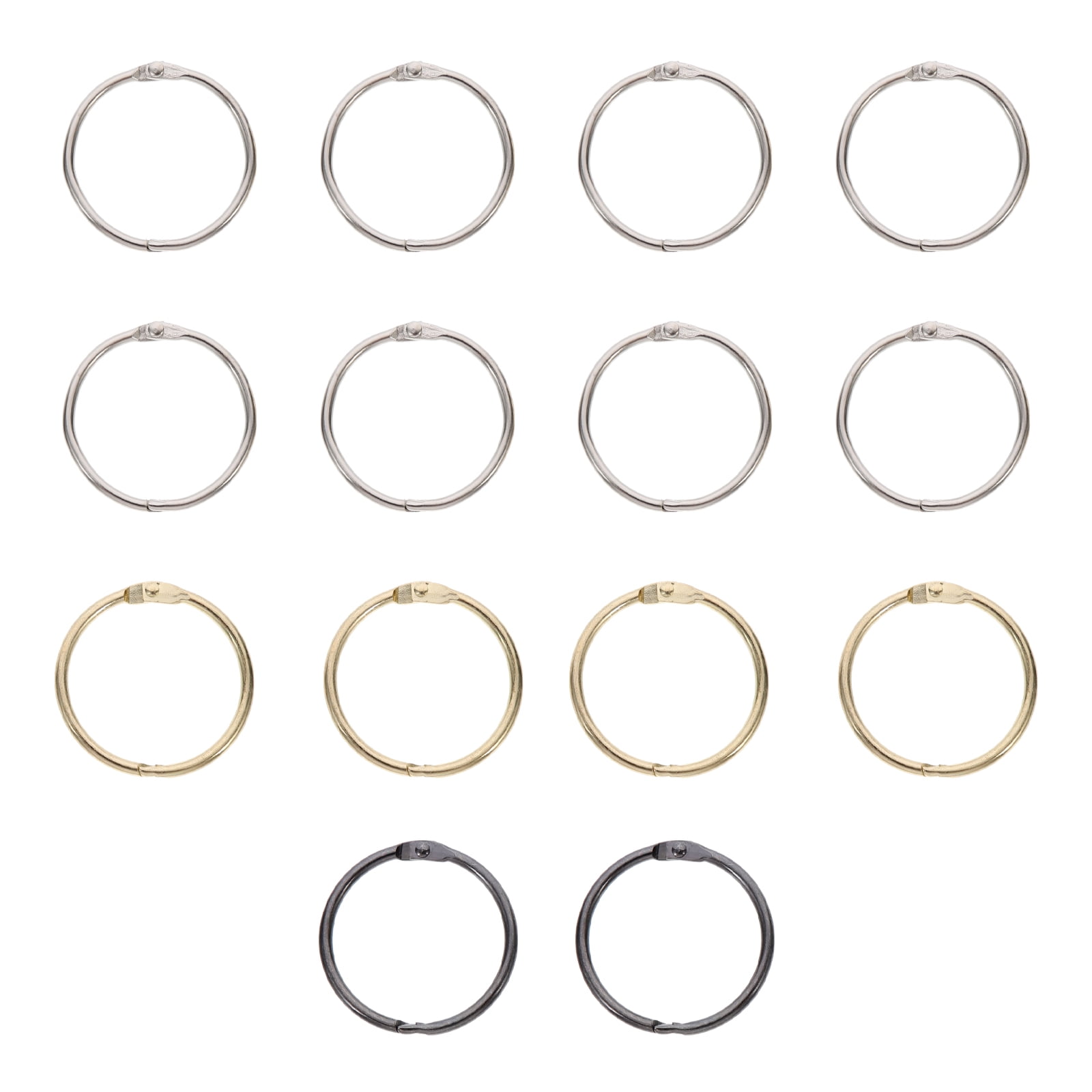 Ulthilift 14Pcs Loose Leaf Binder Rings Metal Binder Rings 30 mm Binder ...