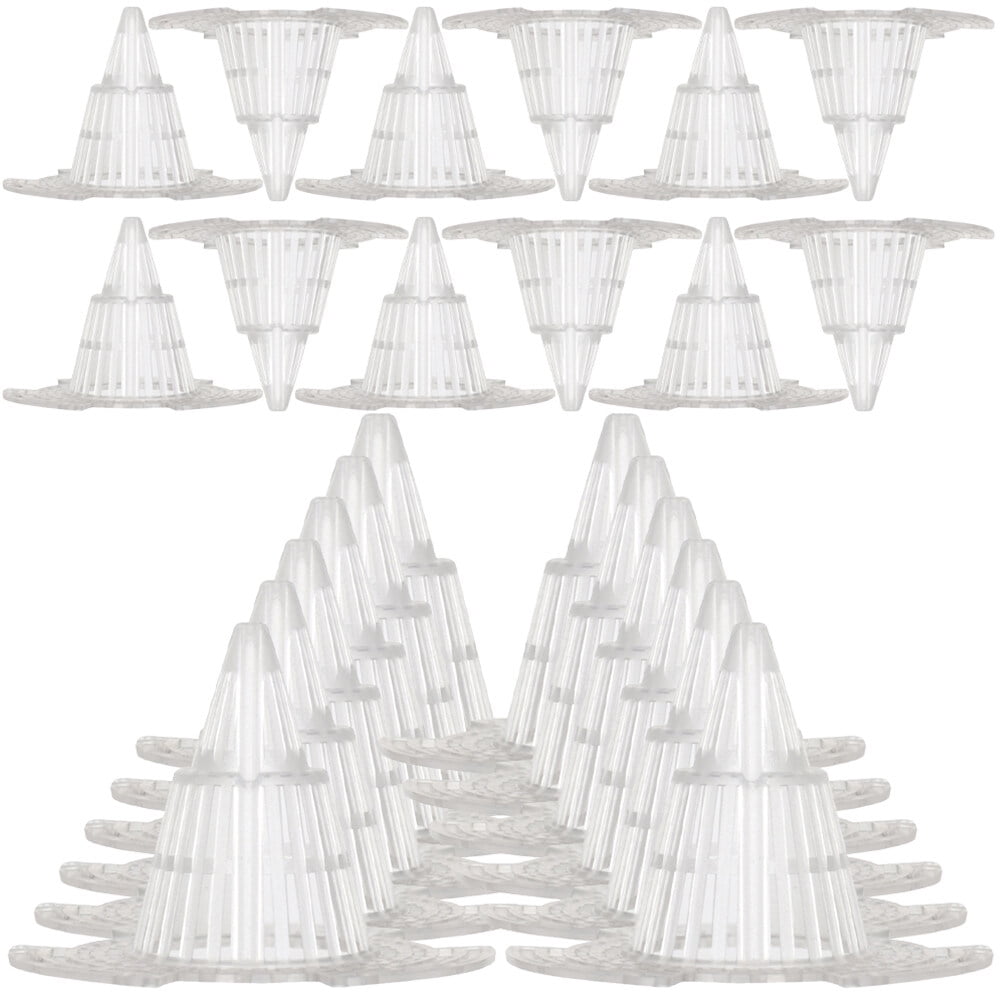 Ulthilift 24pcs Cone Planter Mesh Pads Plastic Flowerpot Pads Bonsai ...