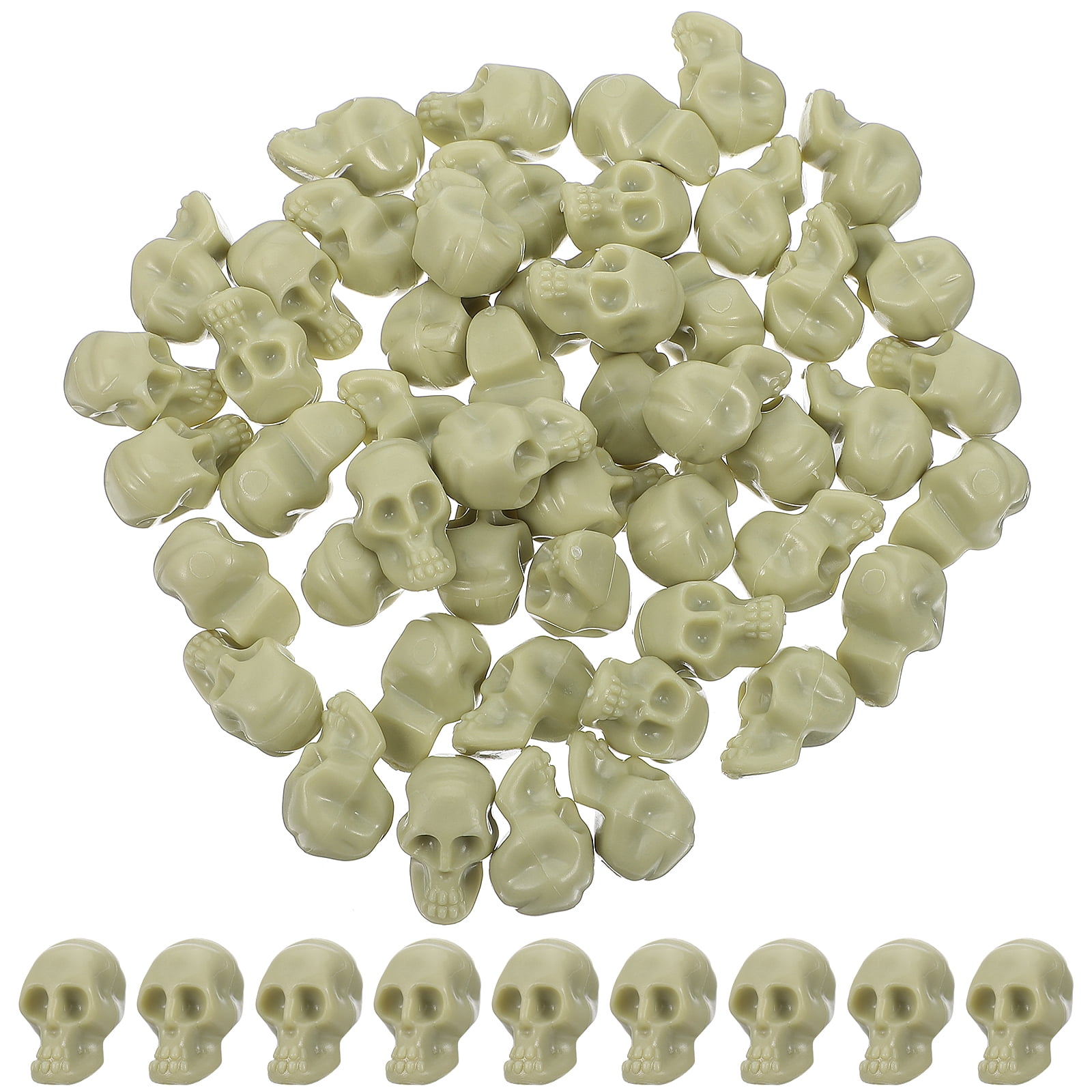 Ulthilift 50pcs Halloween Skull Props Toys Funny Plastic Skeleton ...