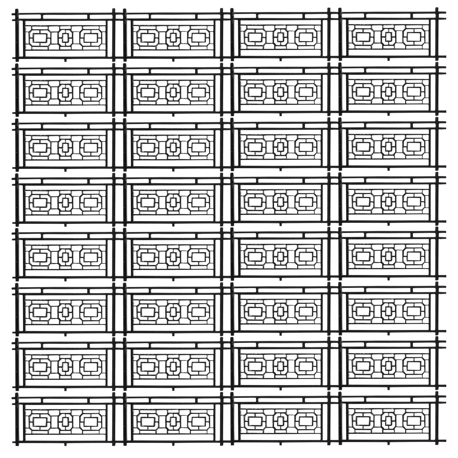 Ulthilift 8Pcs Mini House Fence Decor Miniature Fence Models Vintage ...