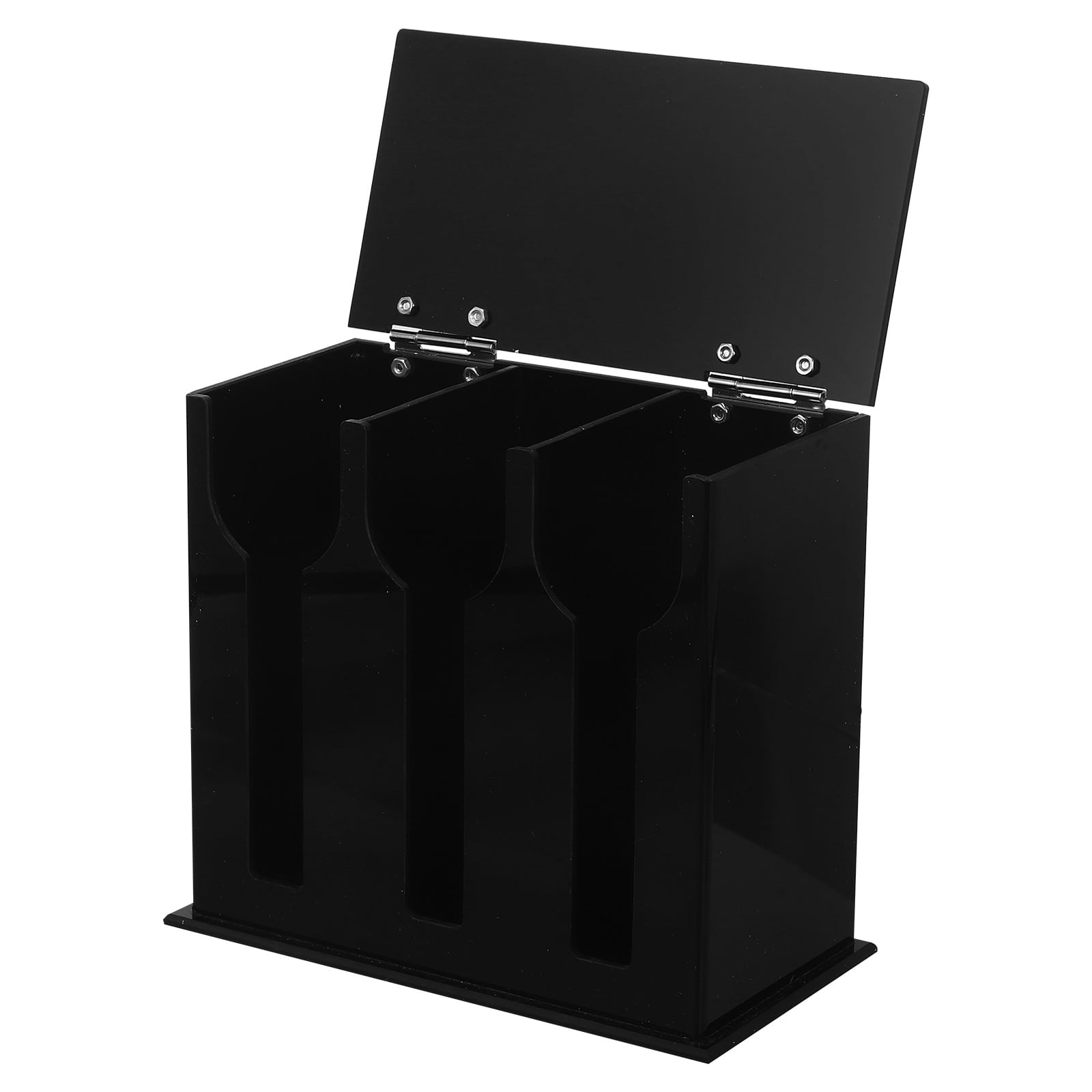 Ulthilift Acrylic Utensil Dispenser Desk Cutlery Organizer 3 ...