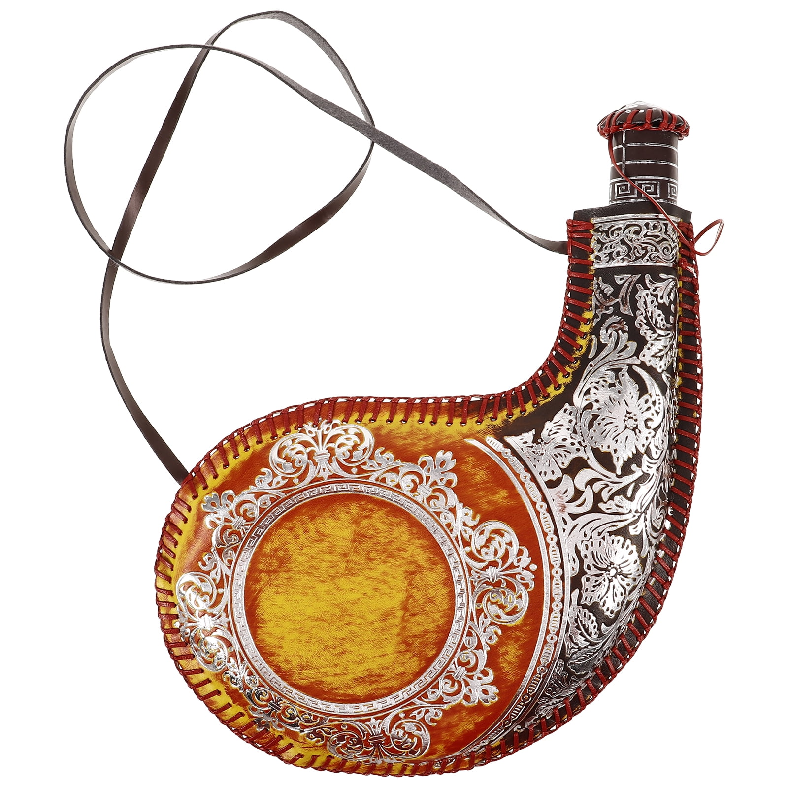 Ulthilift Ancient China Style Leather Water Bag Bota Bag Wine Water ...