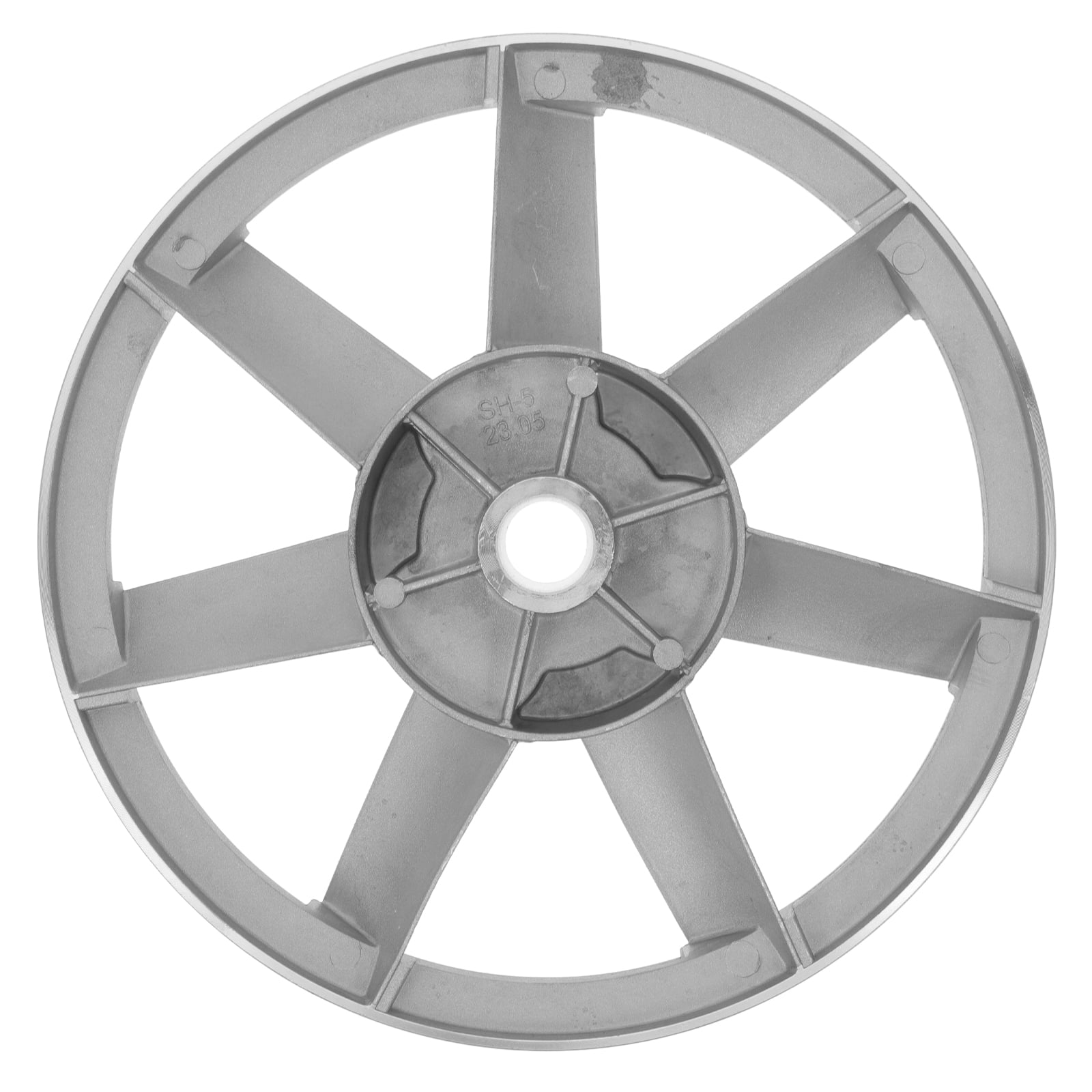 KONTONTY Silver Aluminum Compressor Belt Pulley, for Printer, , High ...