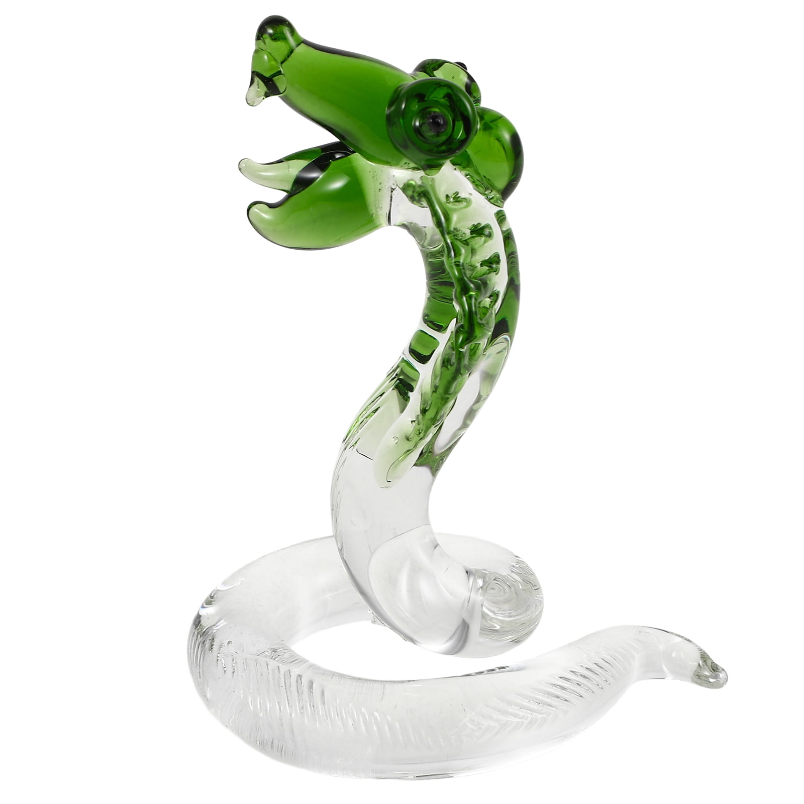 Ulthilift Glass Snake Figurine Glass Snake Desktop Figurine Glass ...