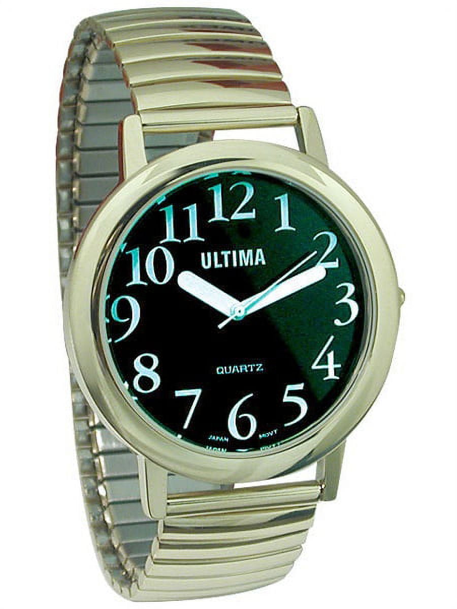 Ultima Low Vision Watch- Black Dial-Unisex - Walmart.com
