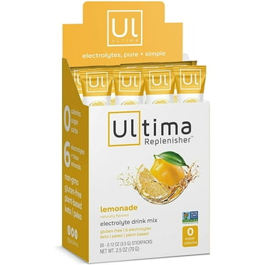 Ultima Replenisher Electrolyte Supplement - Keto, Sugar Free, Stevia ...