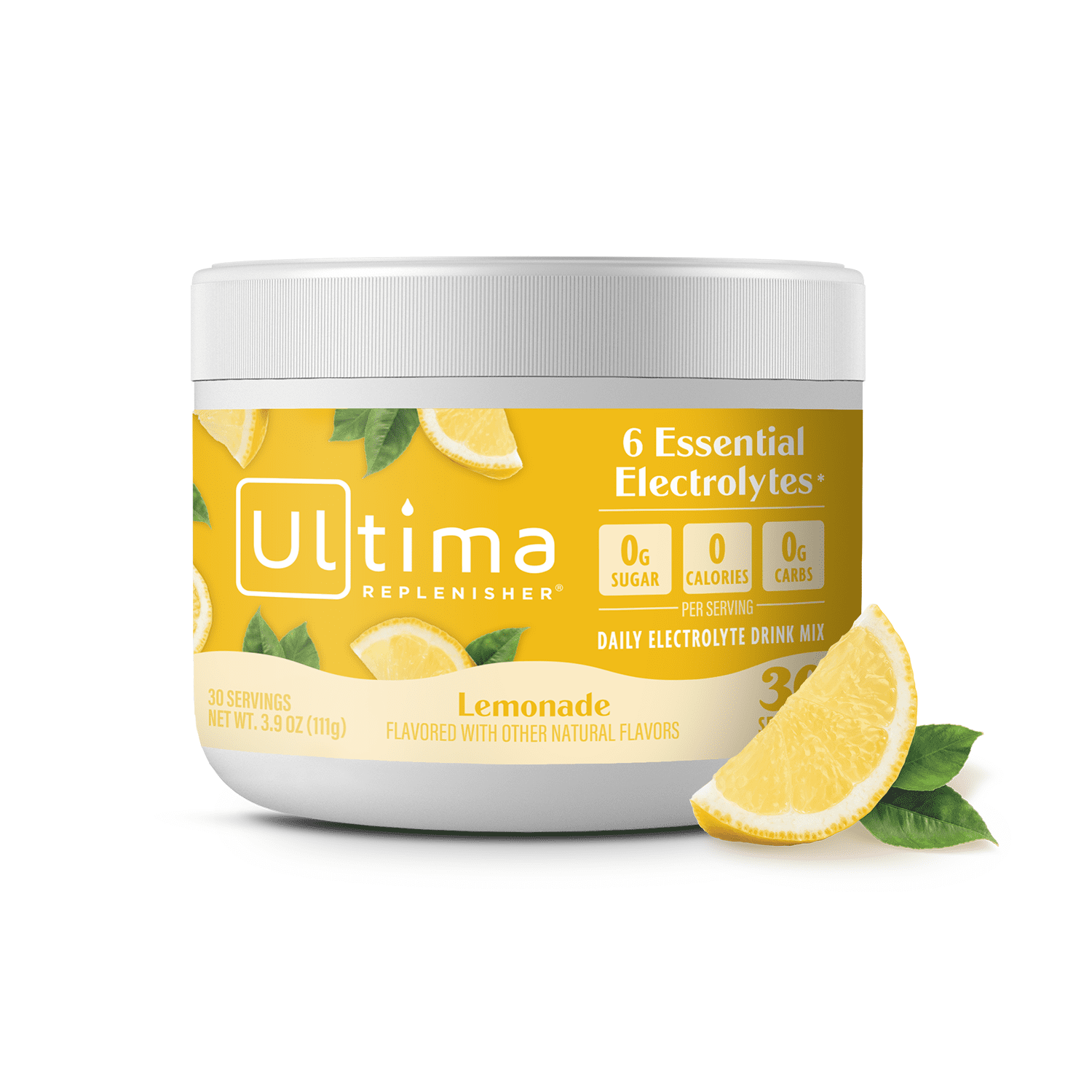 Ultima Replenisher Hydrate Mix, Electrolyte Powder, Sugar-Free Lemonade ...