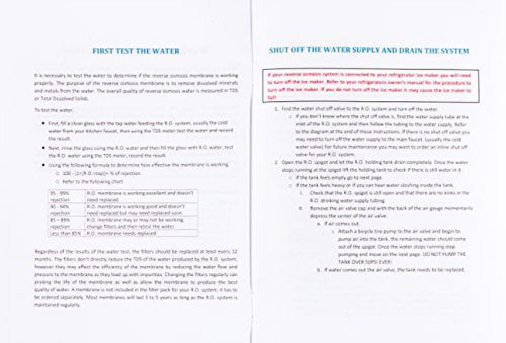 Ultima VII replacement filter pack, Model: ROUW5STFP, Tools & Hardware ...