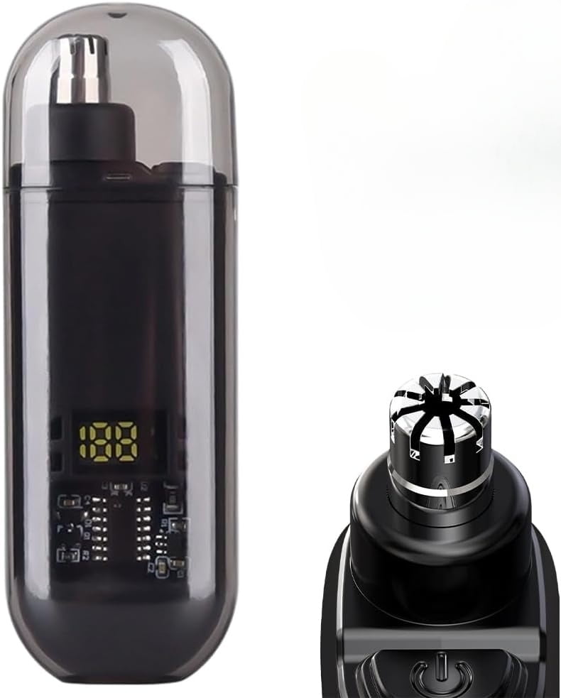 Ultimate 2-in-1 Nose Hair Trimmer with Digital Display,Waterproof ...