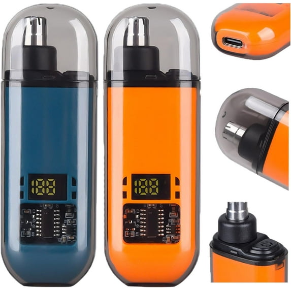 Ultimate 2-in-1 Nose Hair Trimmer - for Effortless, Ipx7 Waterproof ...