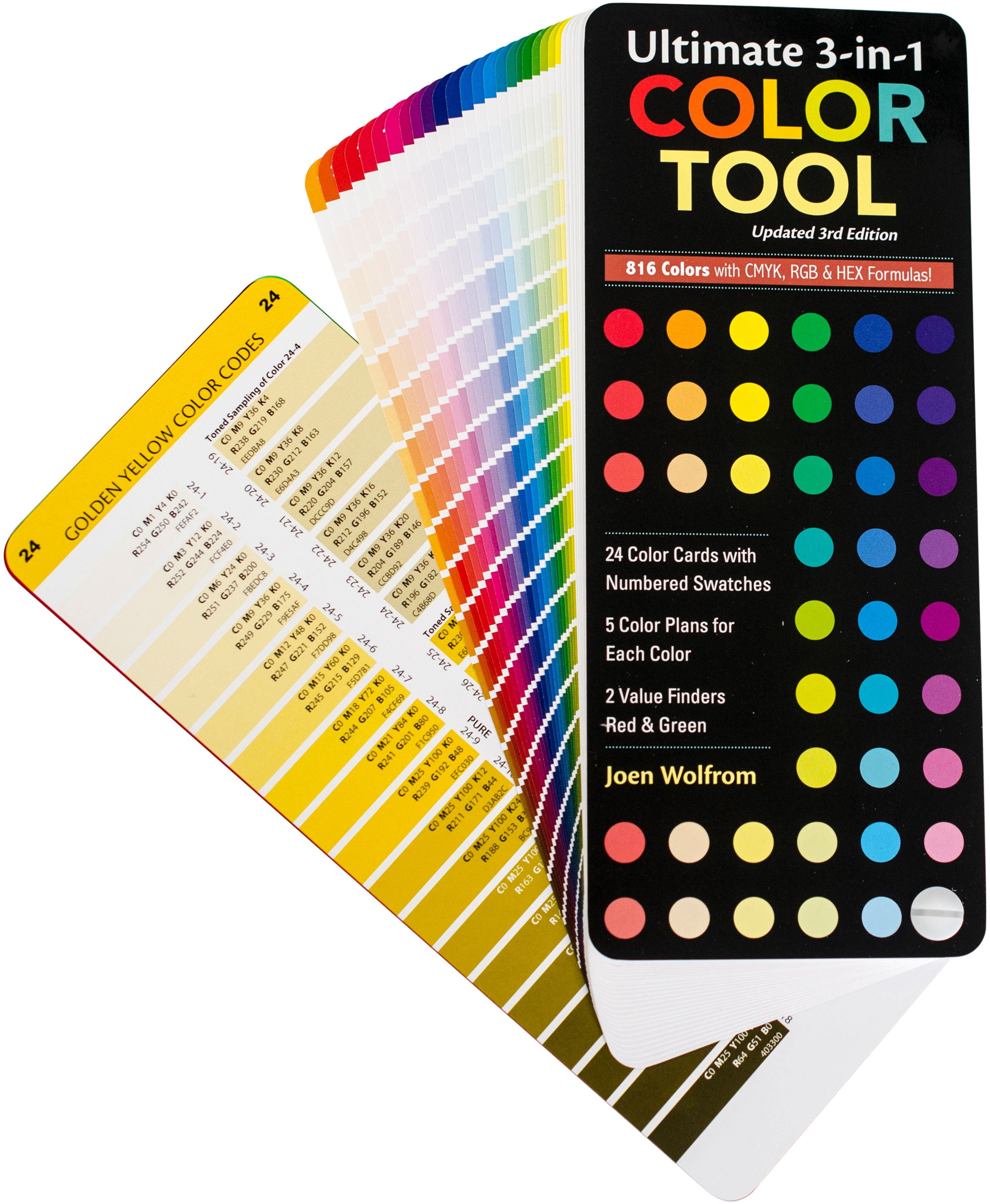 Ultimate 3-In-1 Color Tool-816 Colors W/CMYK, RGB & HEX Formulas ...