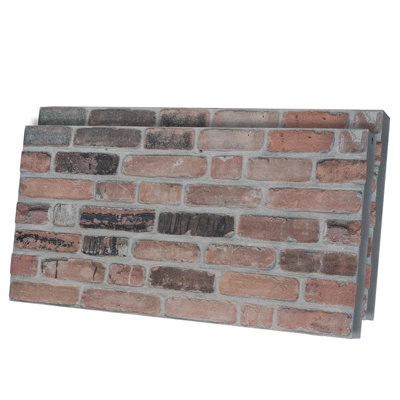 Ultimate 3D Natural Brick Effect Wall Panels, Set of 2, 11 sq ft ...
