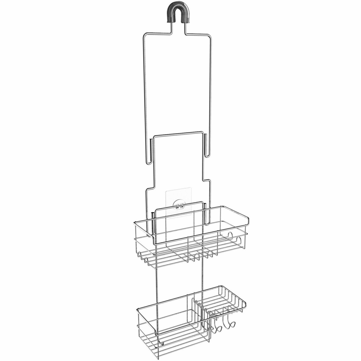 Ultimate Adjustable Shower Caddy: Extra Long Stainless Steel Hanging ...