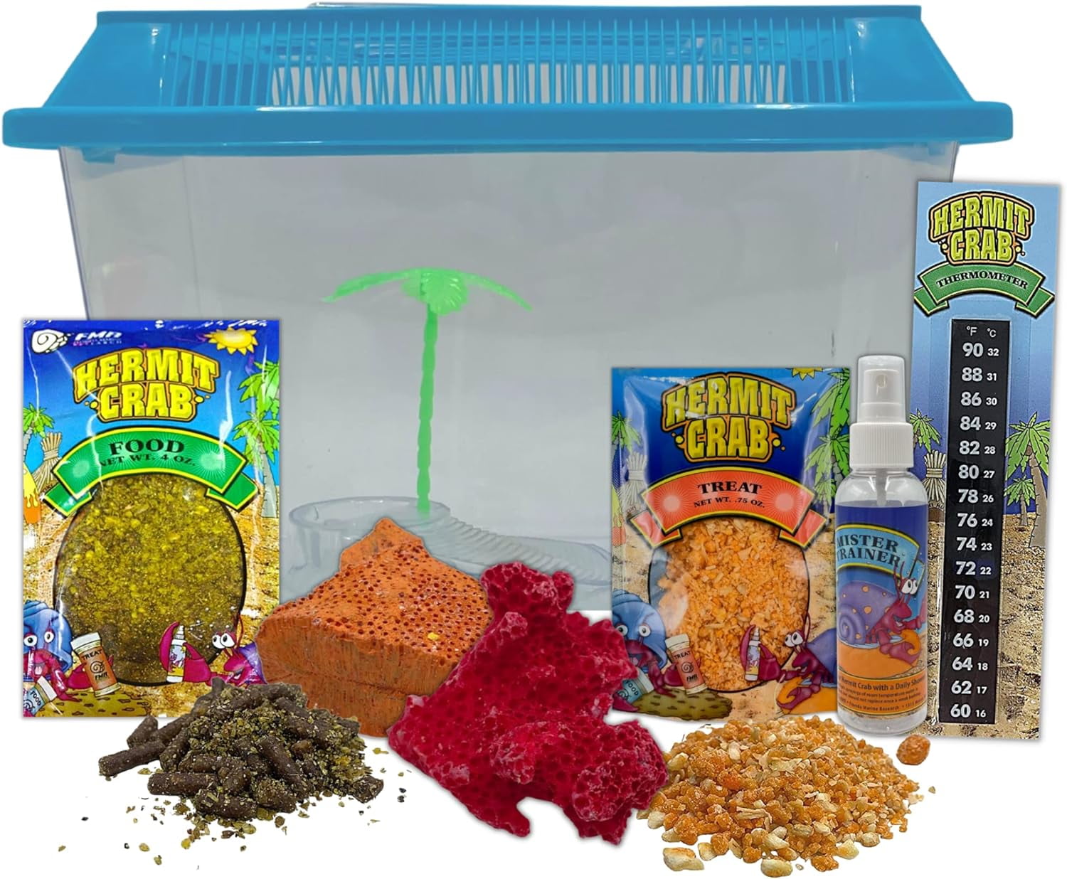 Ultimate All in One Hermit Crab Cage Starter Pack, Beginner Habitat ...