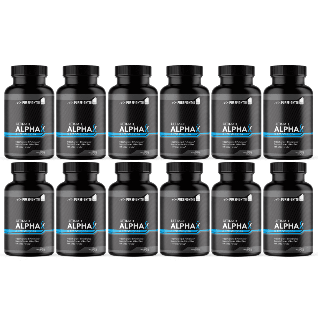 Ultimate Alpha X Super Energy & Performance Supplement 90 Capsules - 12 ...
