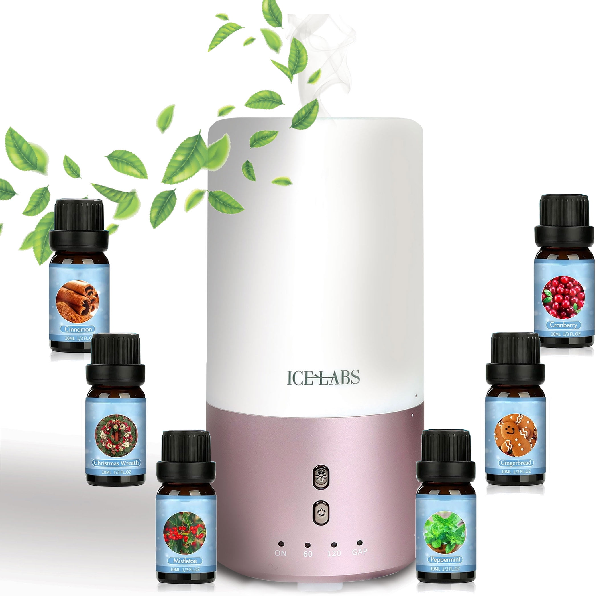 Ultimate Aromatherapy Diffuser & Essential Oil Set - Ultrasonic ...