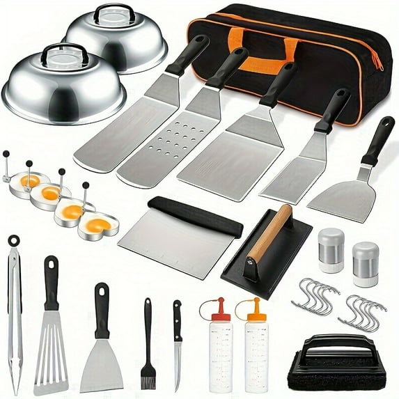 Ultimate BBQ Master Kit – Premium Stainless Steel Griddle Accessories ...