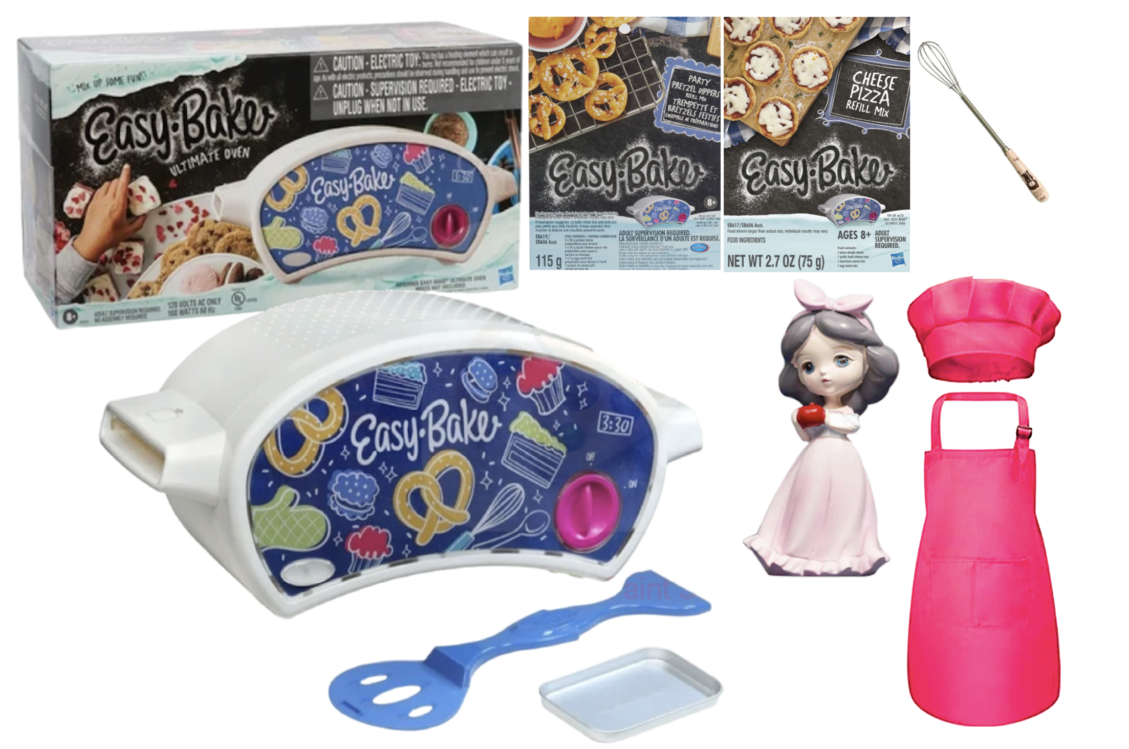 Ultimate Baking Set: Oven, Pizza, Pretzel Maker with Apron, Whisk ...