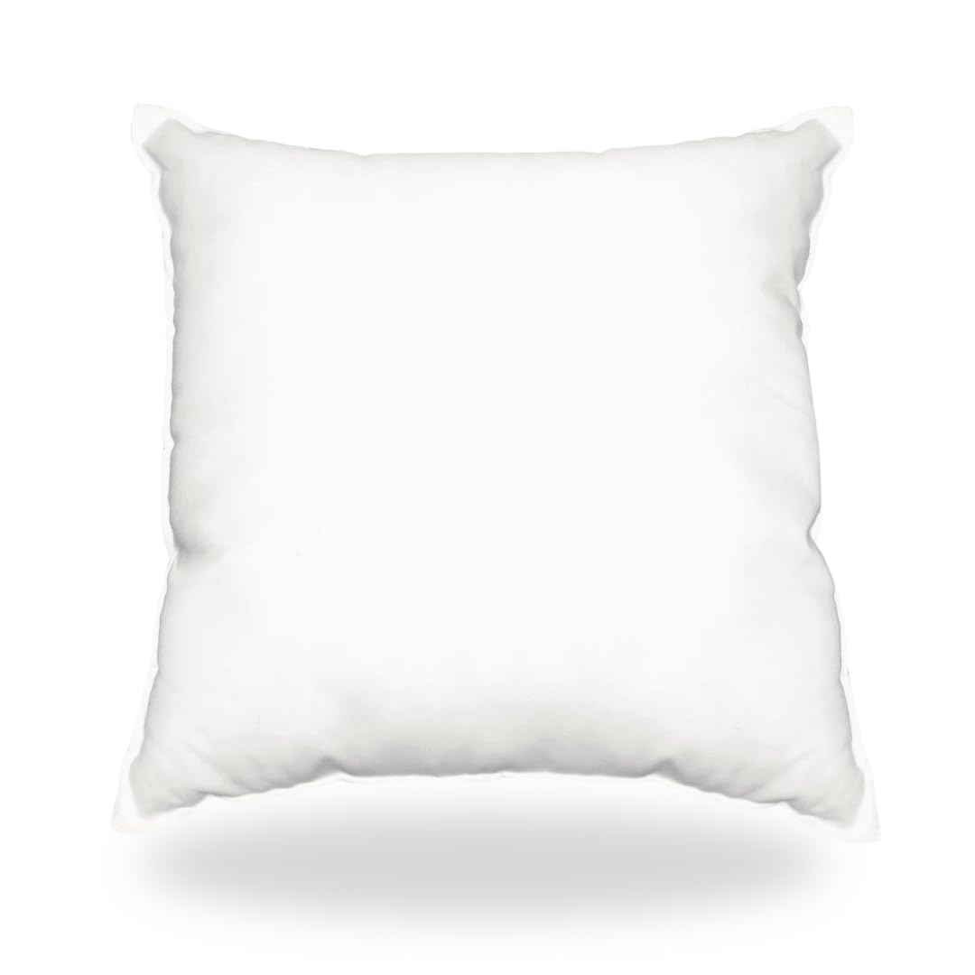 Ultimate Bed Pillow Insert 16 x 16 White Premium Micro Denier Polyester ...