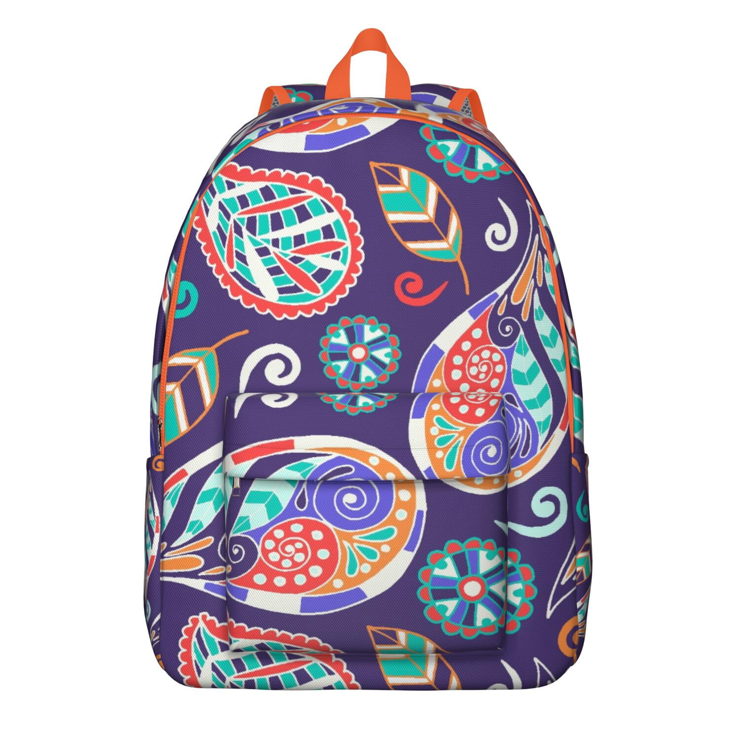 The Ultimate Boho Paisley Backpack - Unmatched Style for Academic Life ...